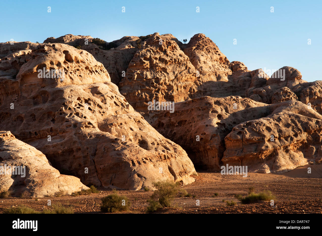Rocks close to Wadi Mousa, Jordan Stock Photo - Alamy