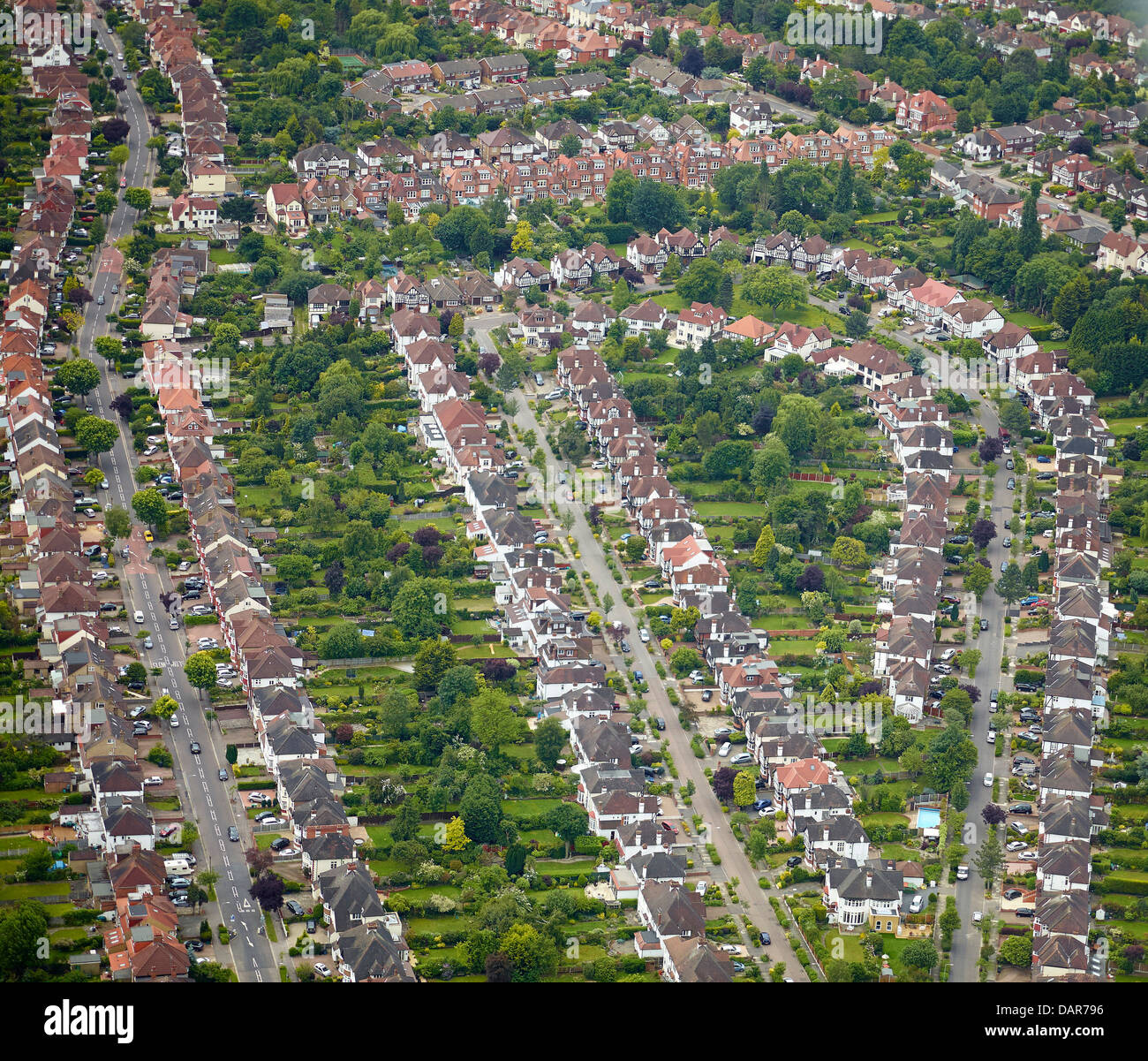 Suburban Homes, North London, UK Stock Photo - Alamy
