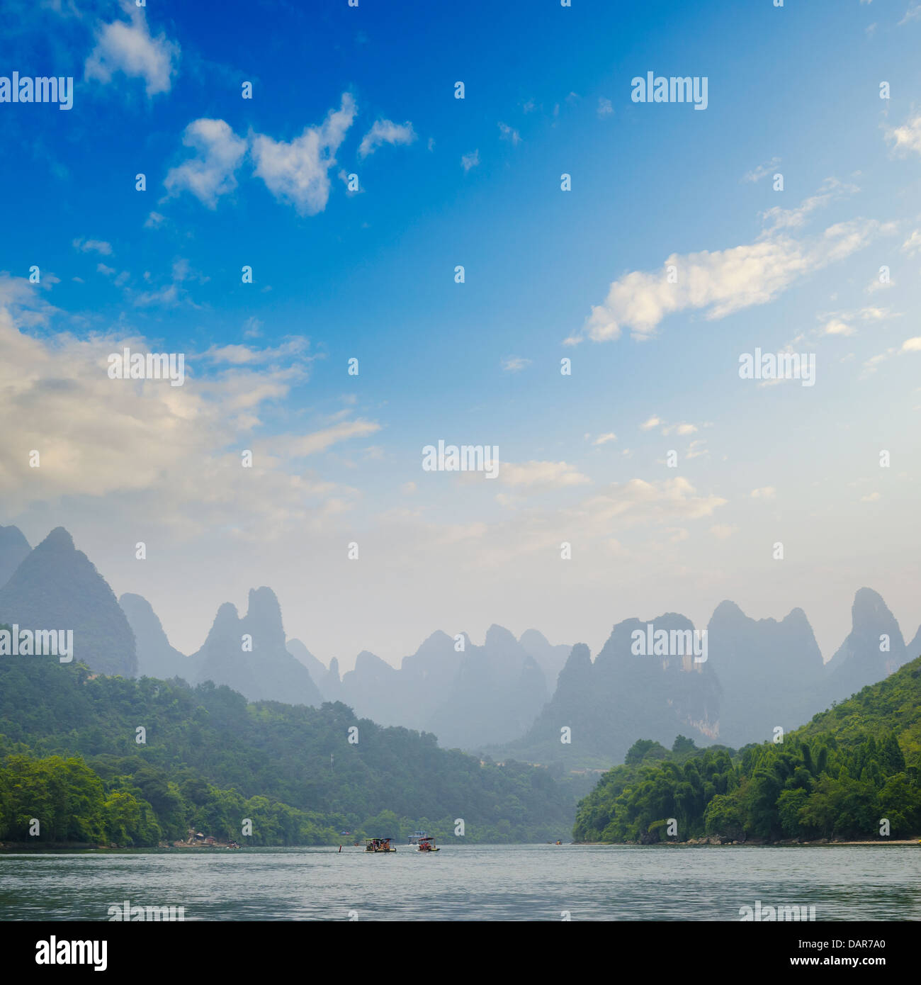 Beautiful natural scenery in Guilin Stock Photo - Alamy