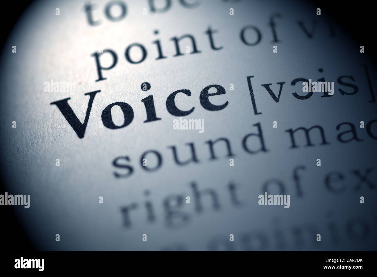 Voice word hi-res stock photography and images - Alamy