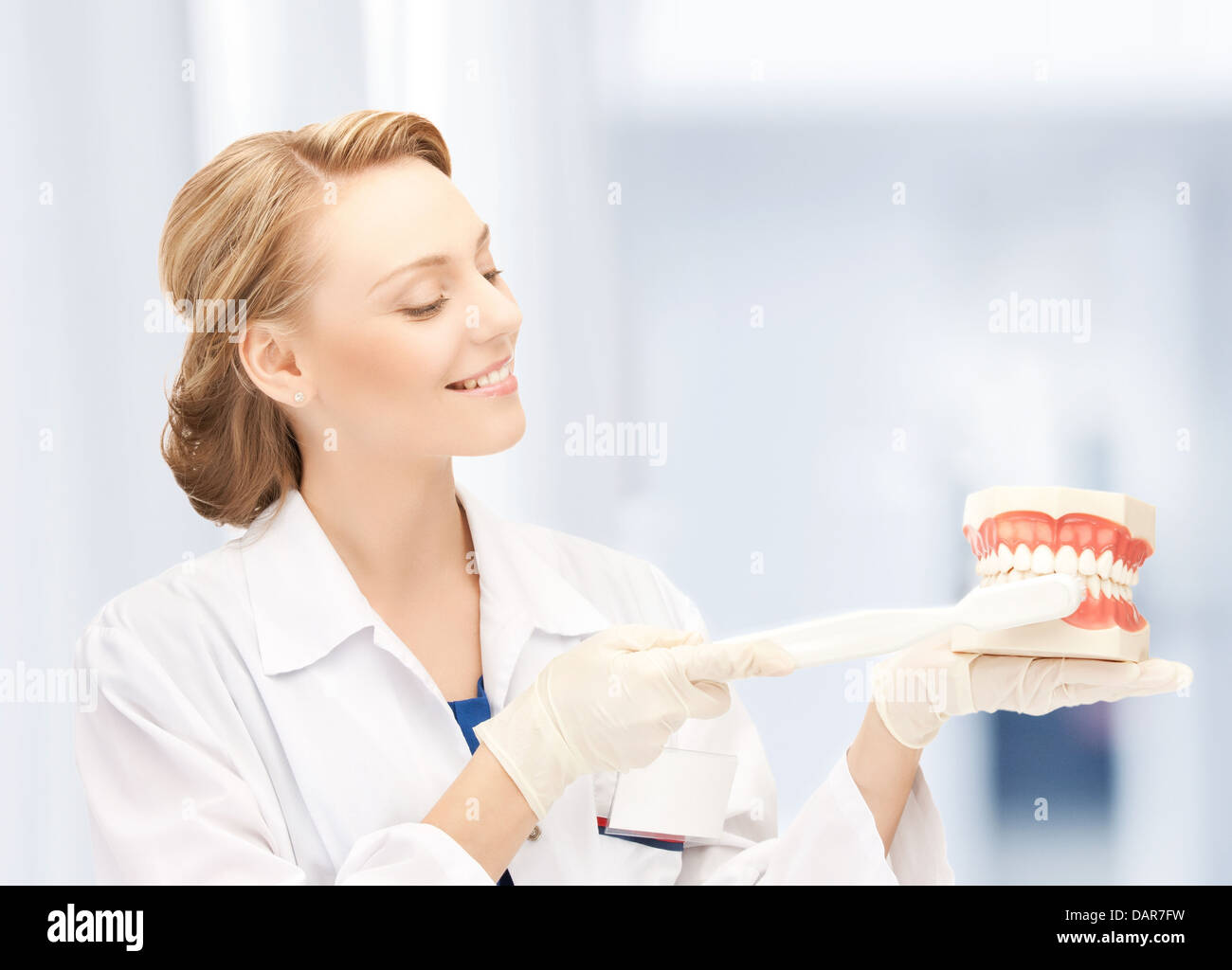 Doctor toothbrush jaws hi-res stock photography and images - Alamy