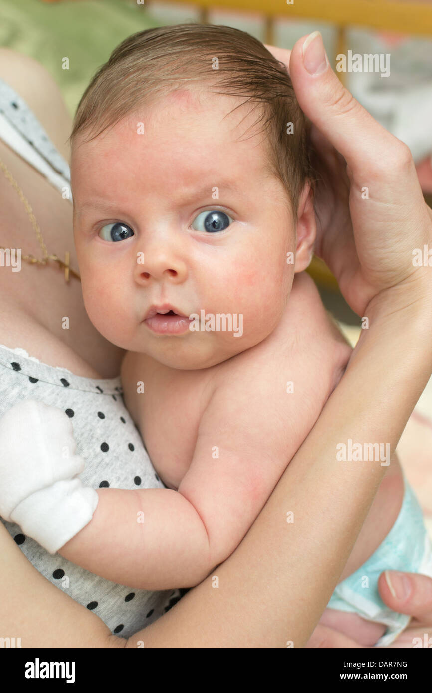 Old baby hands touching hi-res stock photography and images - Alamy