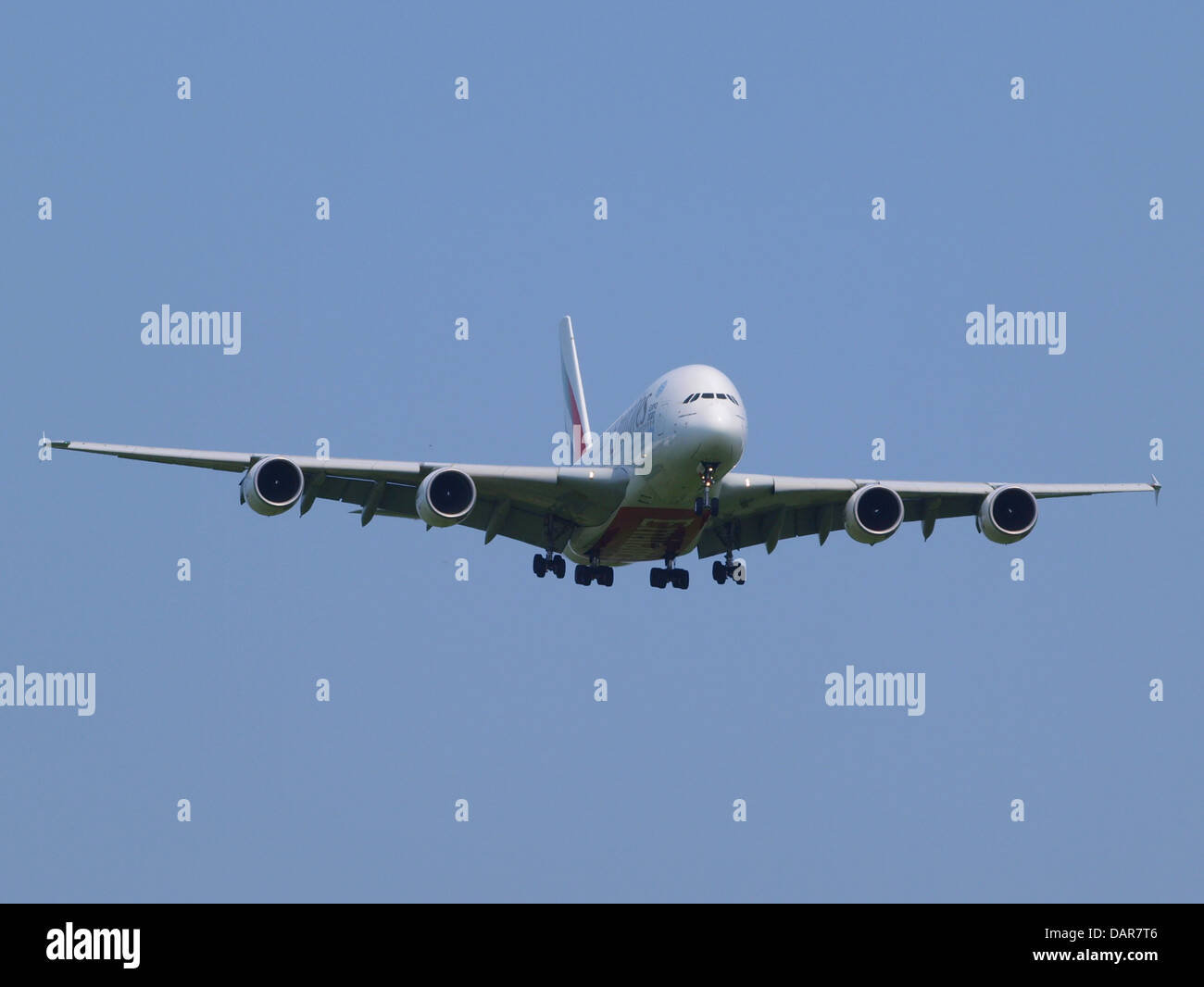 The A6-EDI Emirates Airbus A380-861 is a double-deck aircraft, the ...
