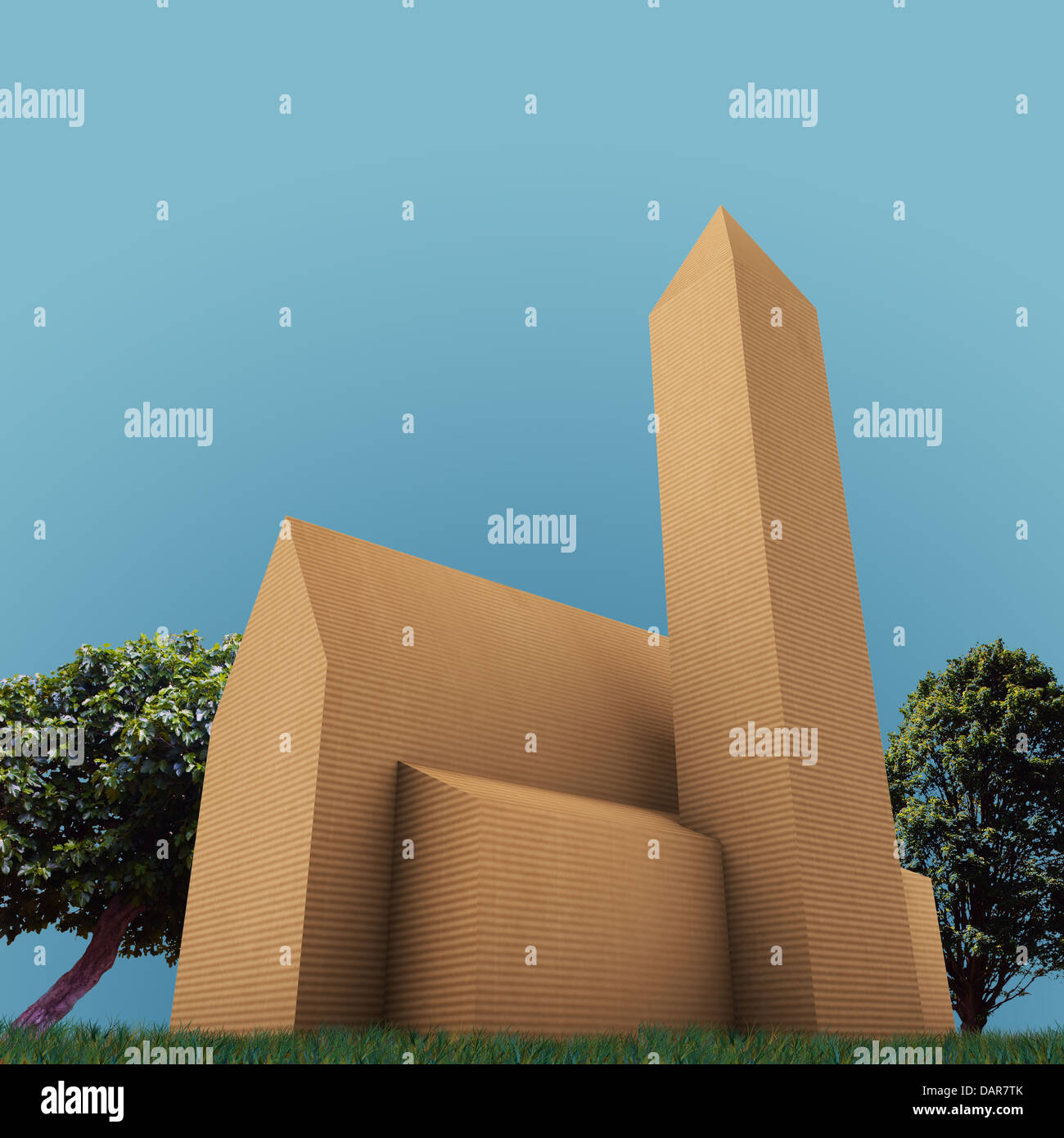 Cardboard church hi-res stock photography and images - Alamy