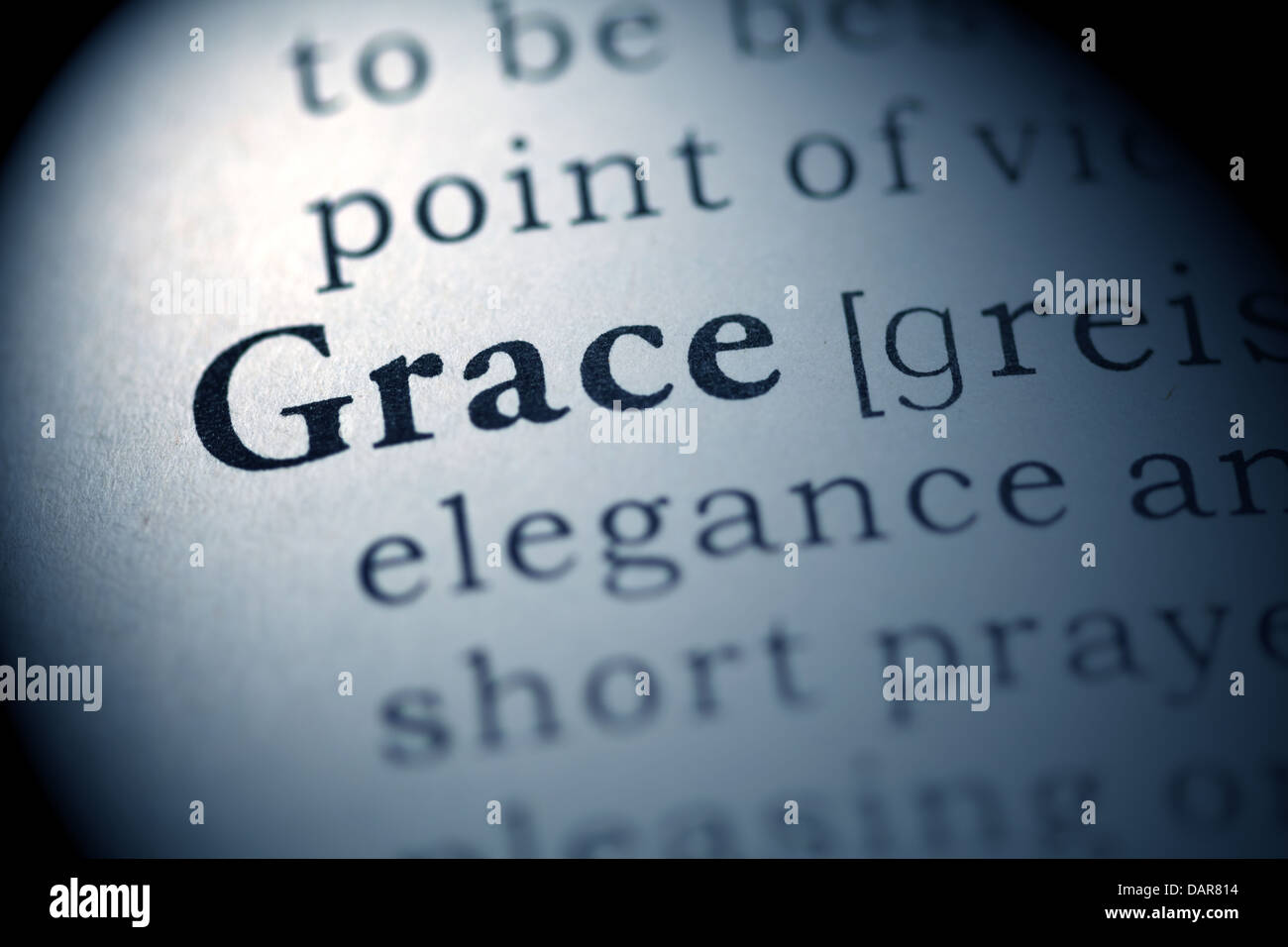 Grace definition hi-res stock photography and images - Alamy