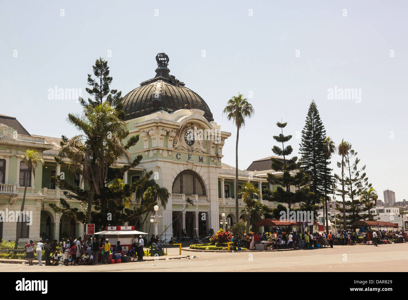 Africa, Mozambique, Maputo. Maputo Central Train Station Stock Photo ...