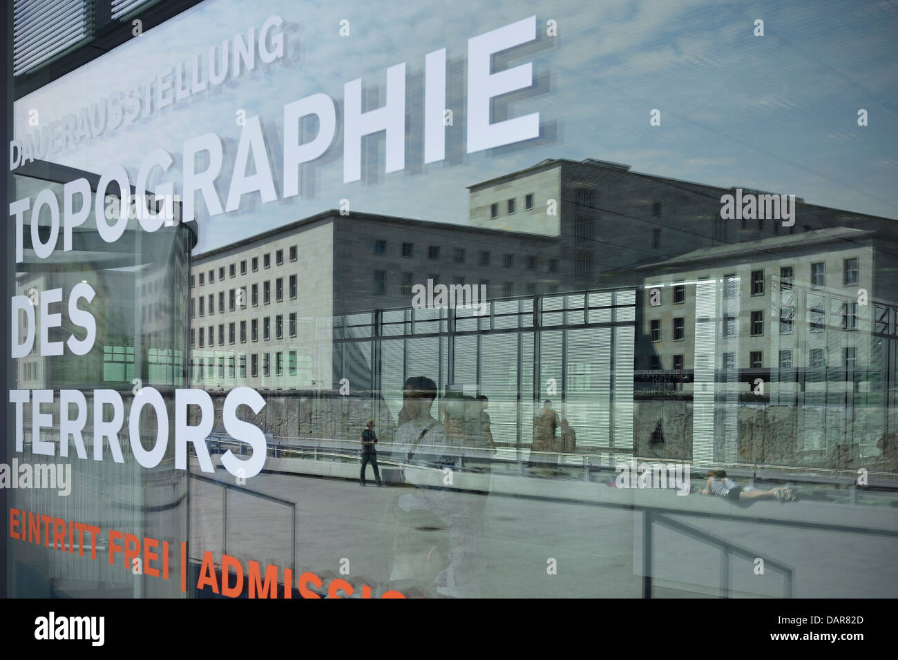 Berlin. Germany. Topography of Terror, site of former Nazi institutions ...