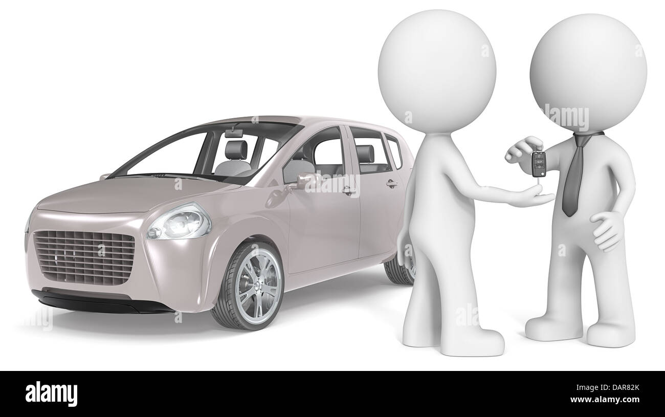 New car salesman Cut Out Stock Images & Pictures - Alamy