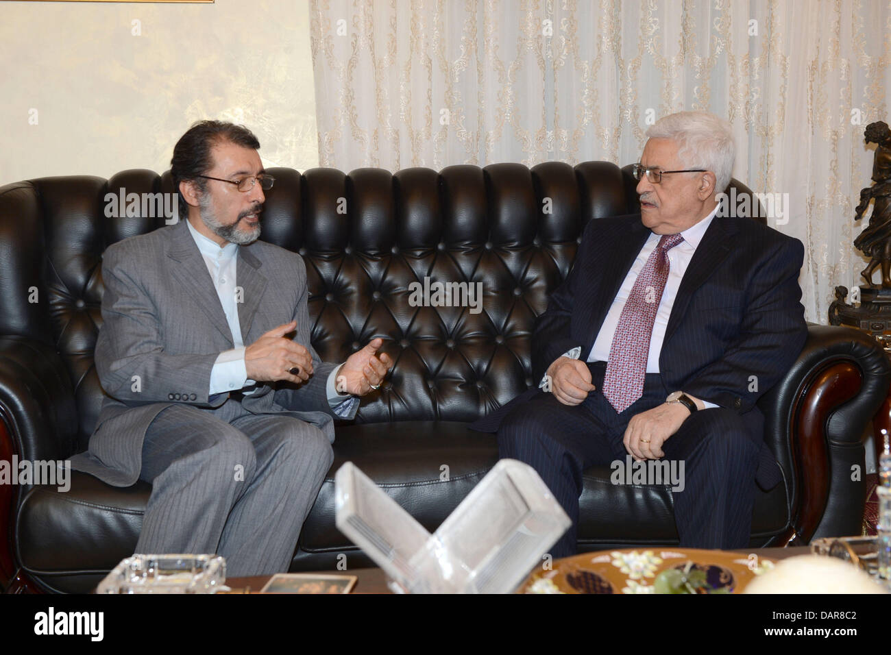 Amman, Amman, Jordan. 17th July, 2013. Palestinian President Mahmoud ...