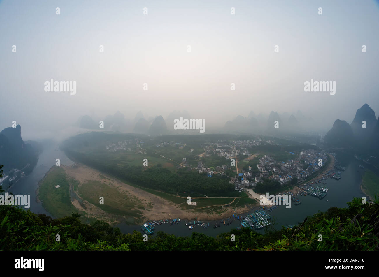 Beautiful natural scenery in Guilin Stock Photo - Alamy