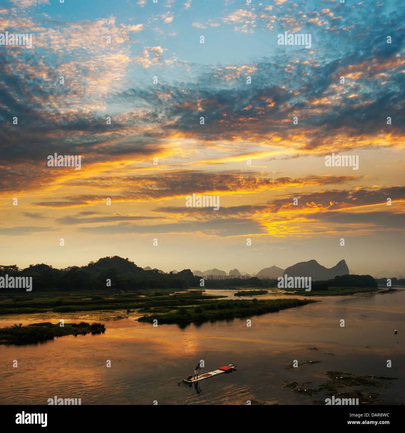 Beautiful natural scenery in Guilin Stock Photo - Alamy