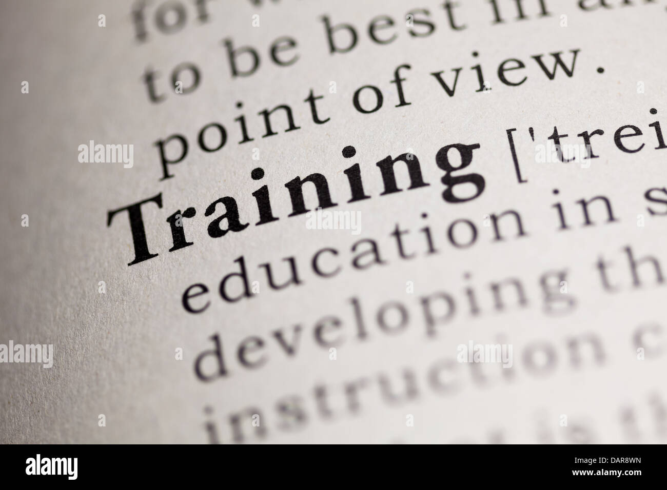 Book and training hi-res stock photography and images - Alamy