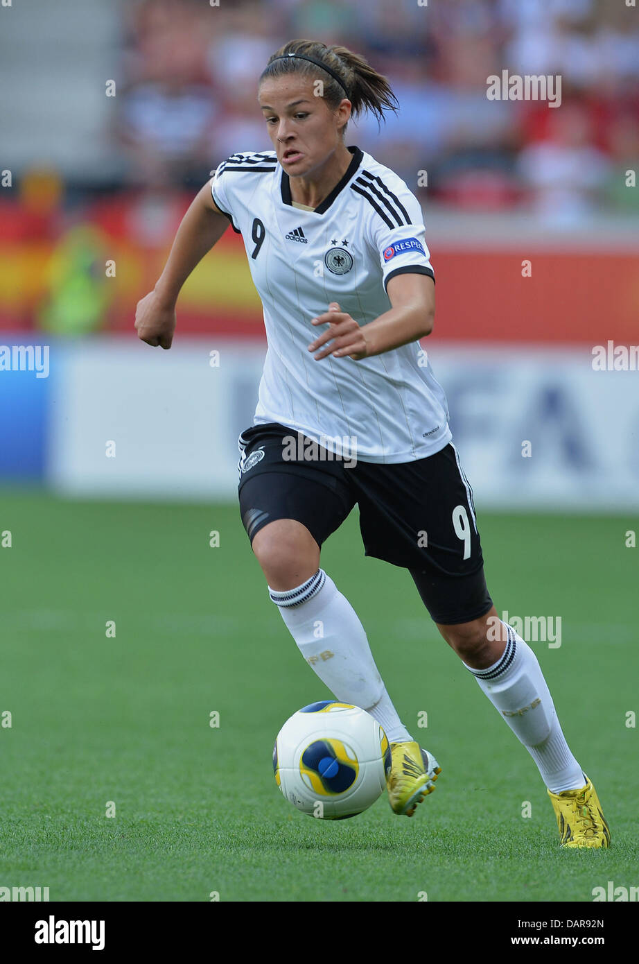 Lena Lotzen of Germany on the ball during the UEFA Women's EURO 2013 ...