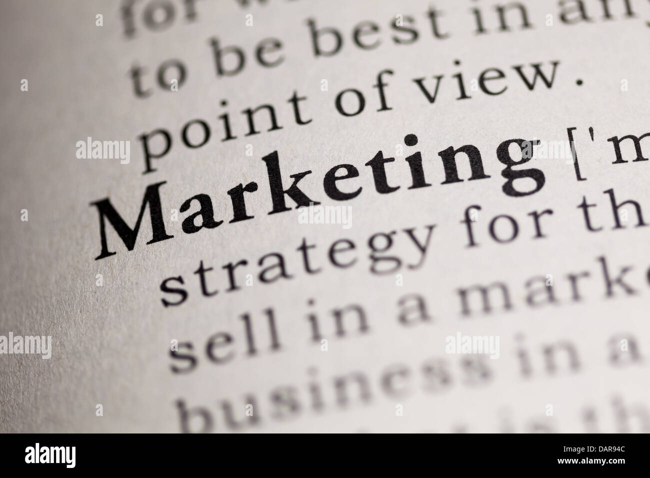 Marketing definition hi-res stock photography and images - Alamy