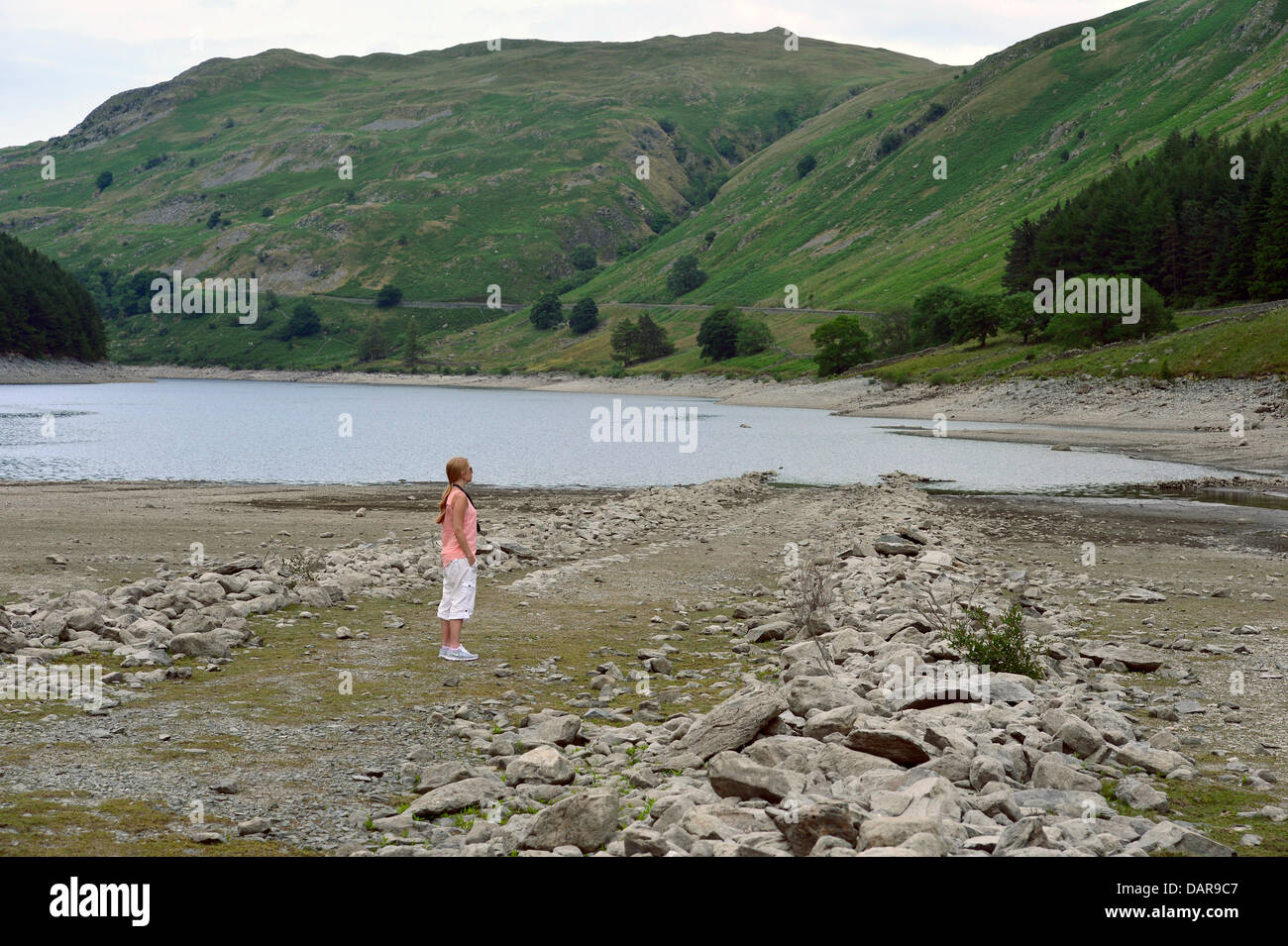 Haweswater reservoir, Lake District, Cumbria, UK. 17th July, 2013 ...