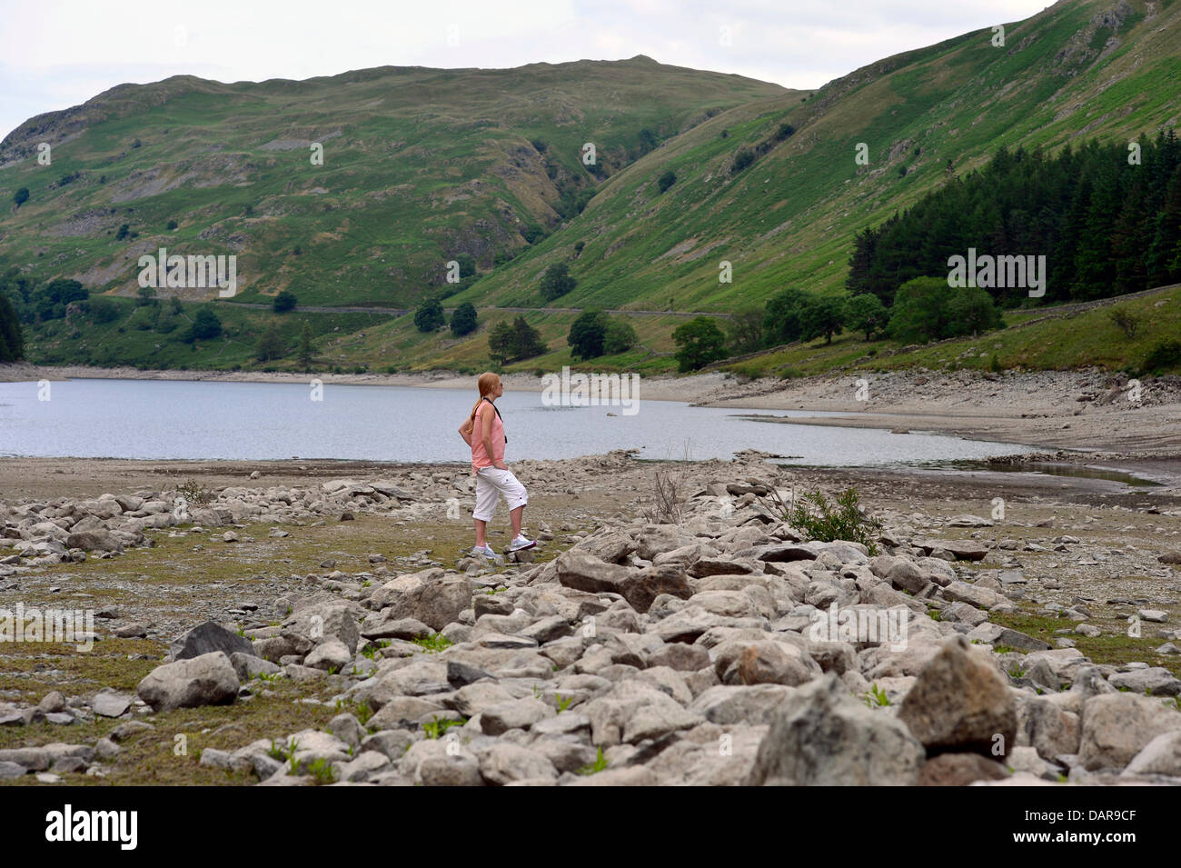 Haweswater reservoir, Lake District, Cumbria, UK. 17th July, 2013 ...