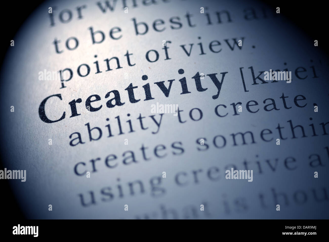 Creativity word hi-res stock photography and images - Alamy