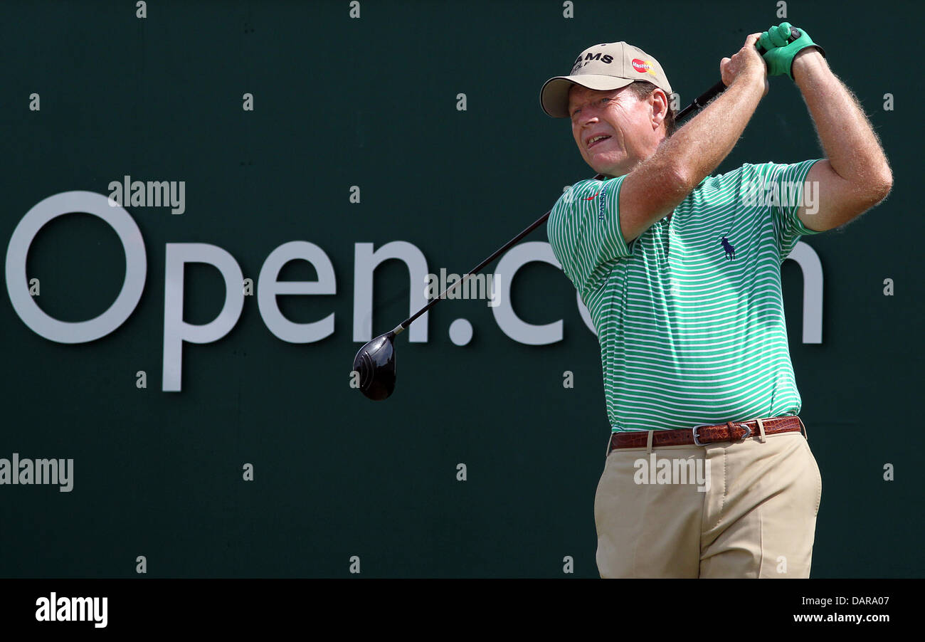 American tom watson in action hi-res stock photography and images - Alamy
