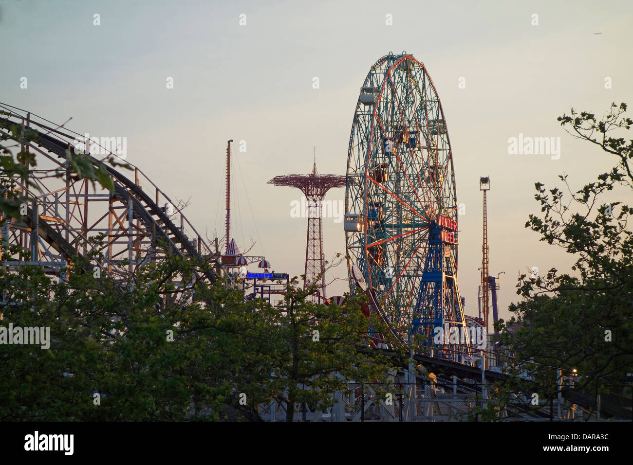 Cyclone roller coaster Coney Island Brooklyn NY Stock Photo - Alamy
