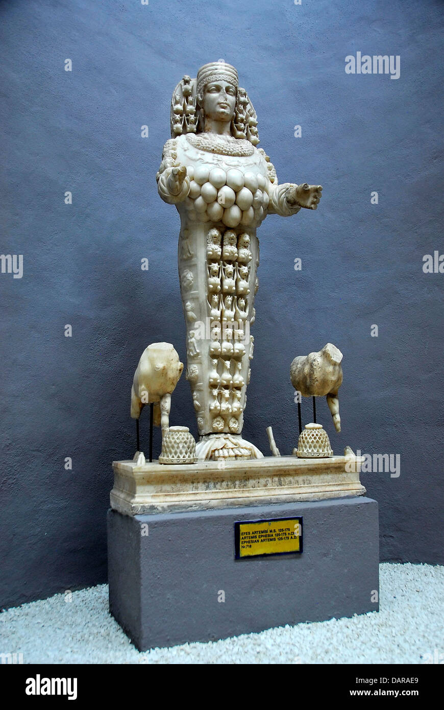 The goddess Artemis of Ephesus statue at the Ephesus Archaeological ...