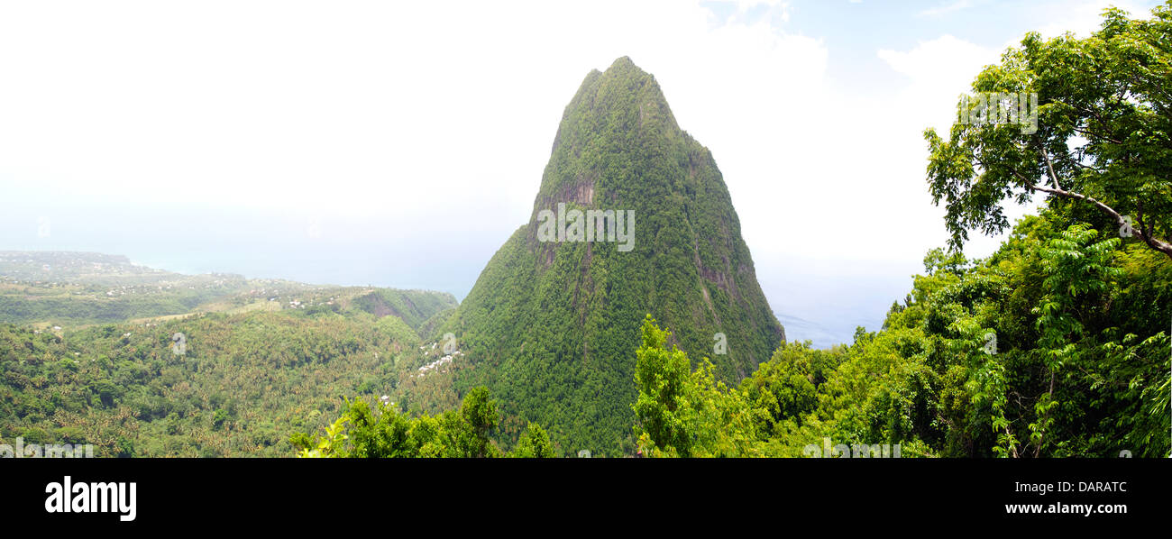 Gros Piton, St Lucia Stock Photo - Alamy