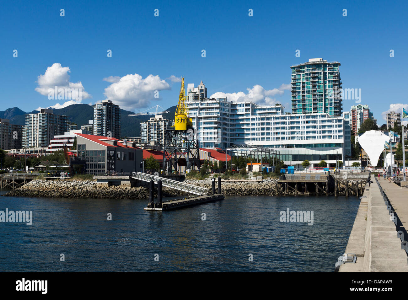Old Wallace Shipyard site, now Pinnacle Hotel, condos and waterfront ...