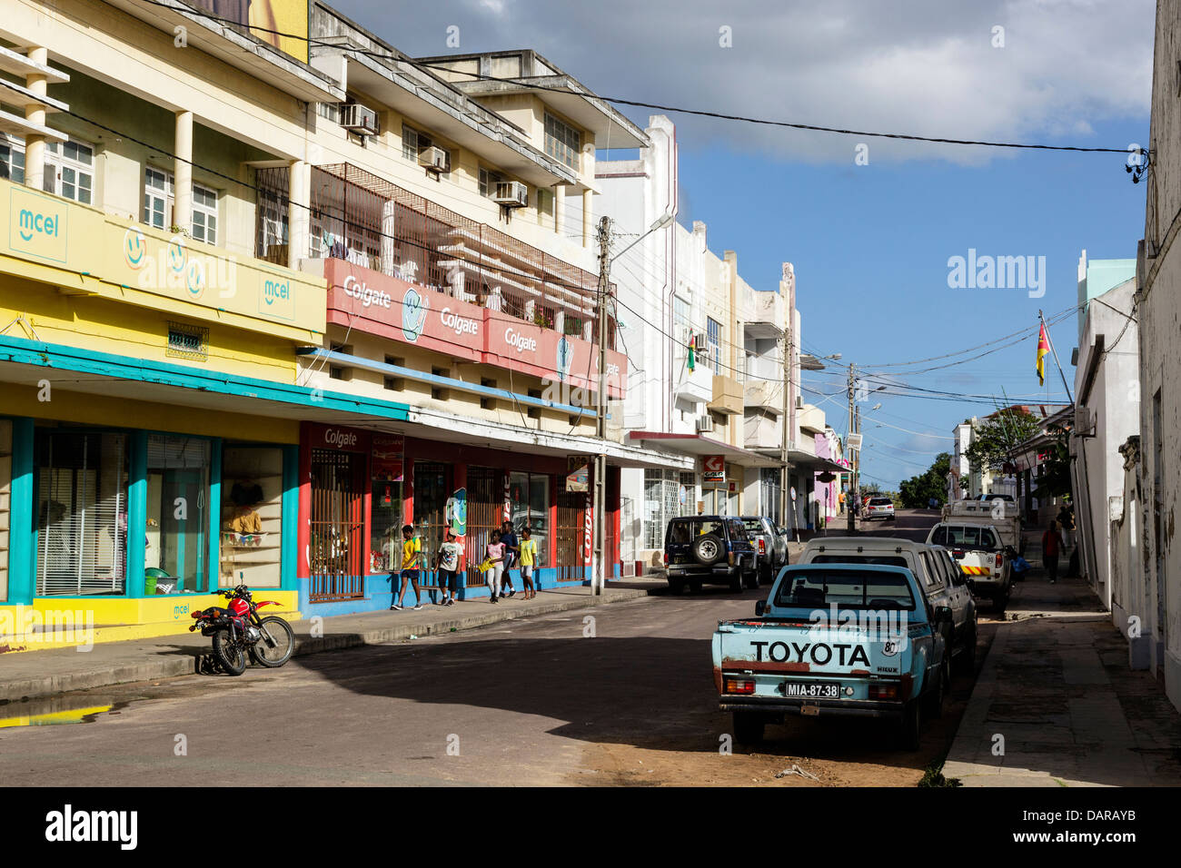 Mozambique road sign hi-res stock photography and images - Alamy