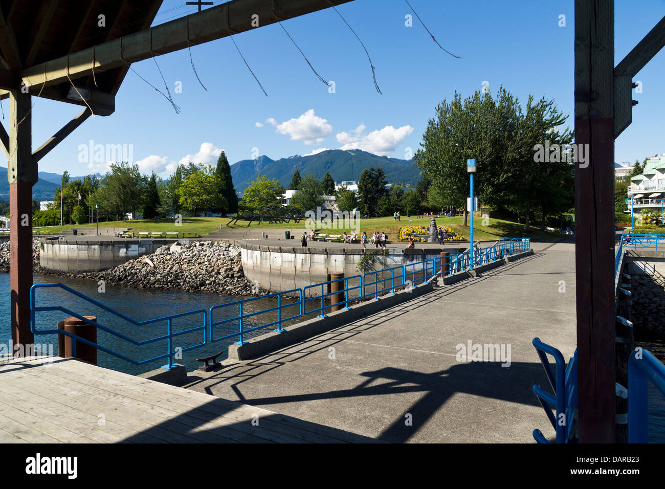 Waterfront Park. North Vancouver, British Columbia, Canada Stock Photo ...