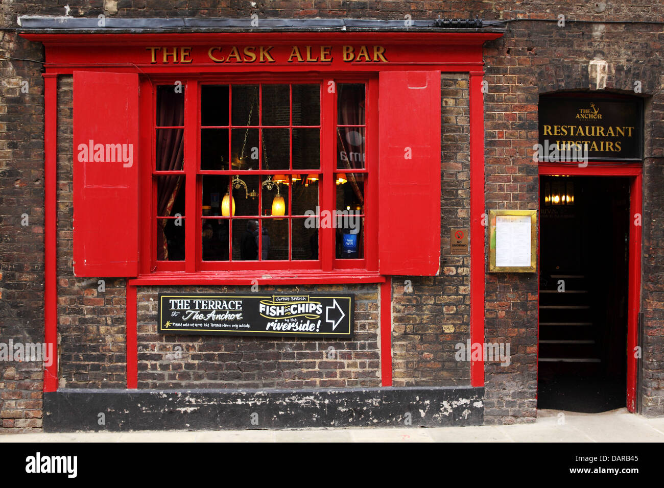The Anchor, a traditional British pub, in London, England Stock Photo ...