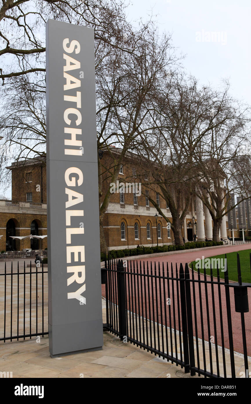 The Saatchi Gallery in London, UK Stock Photo - Alamy