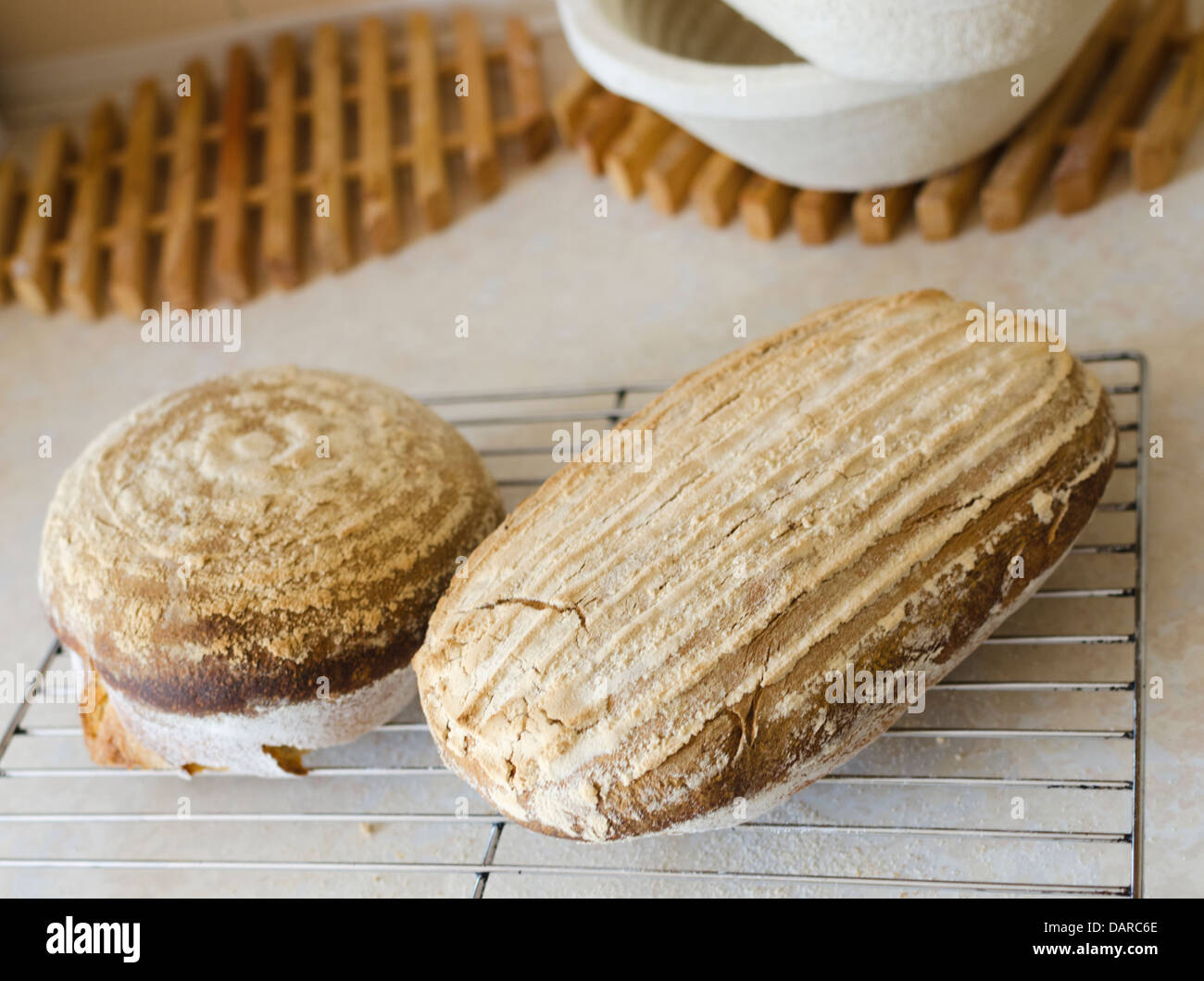 Crusty sourdough bread hi-res stock photography and images - Alamy