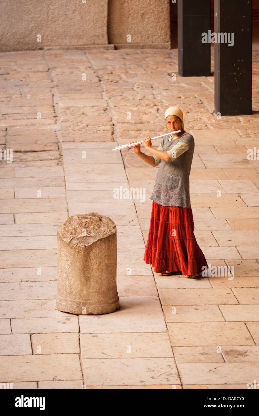 Israel Jerusalem Old City Jewish Quarter The Cardo pretty young ...
