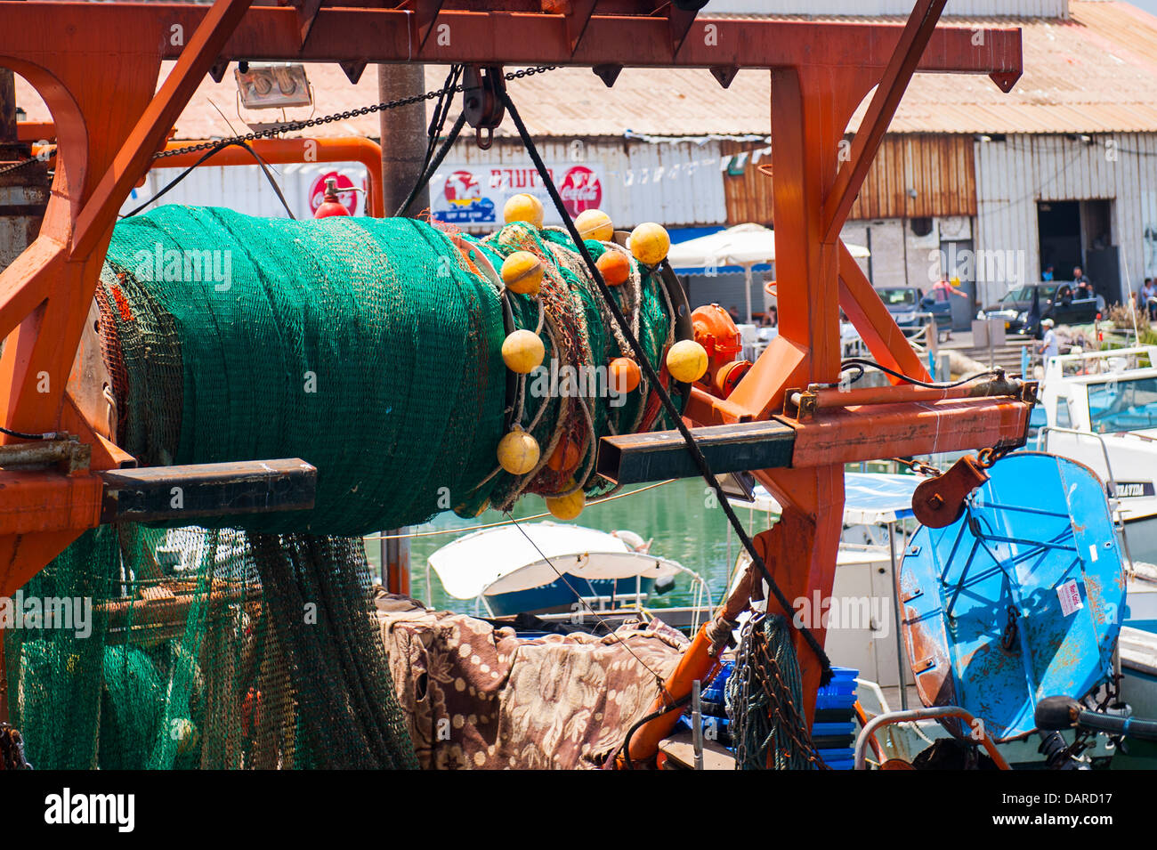 Old trawler nets hi-res stock photography and images - Alamy