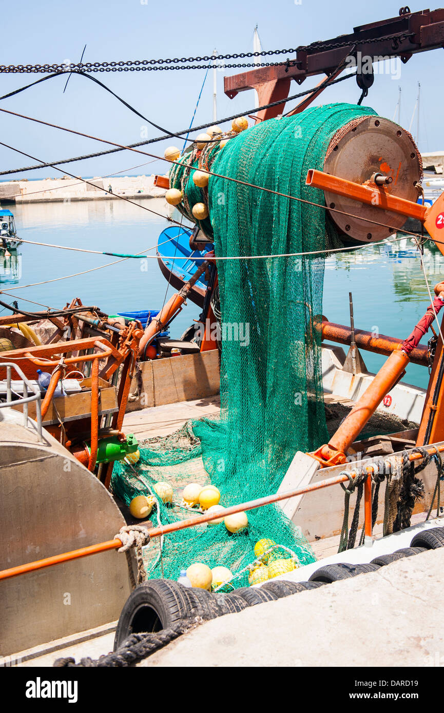Old trawler nets hi-res stock photography and images - Alamy