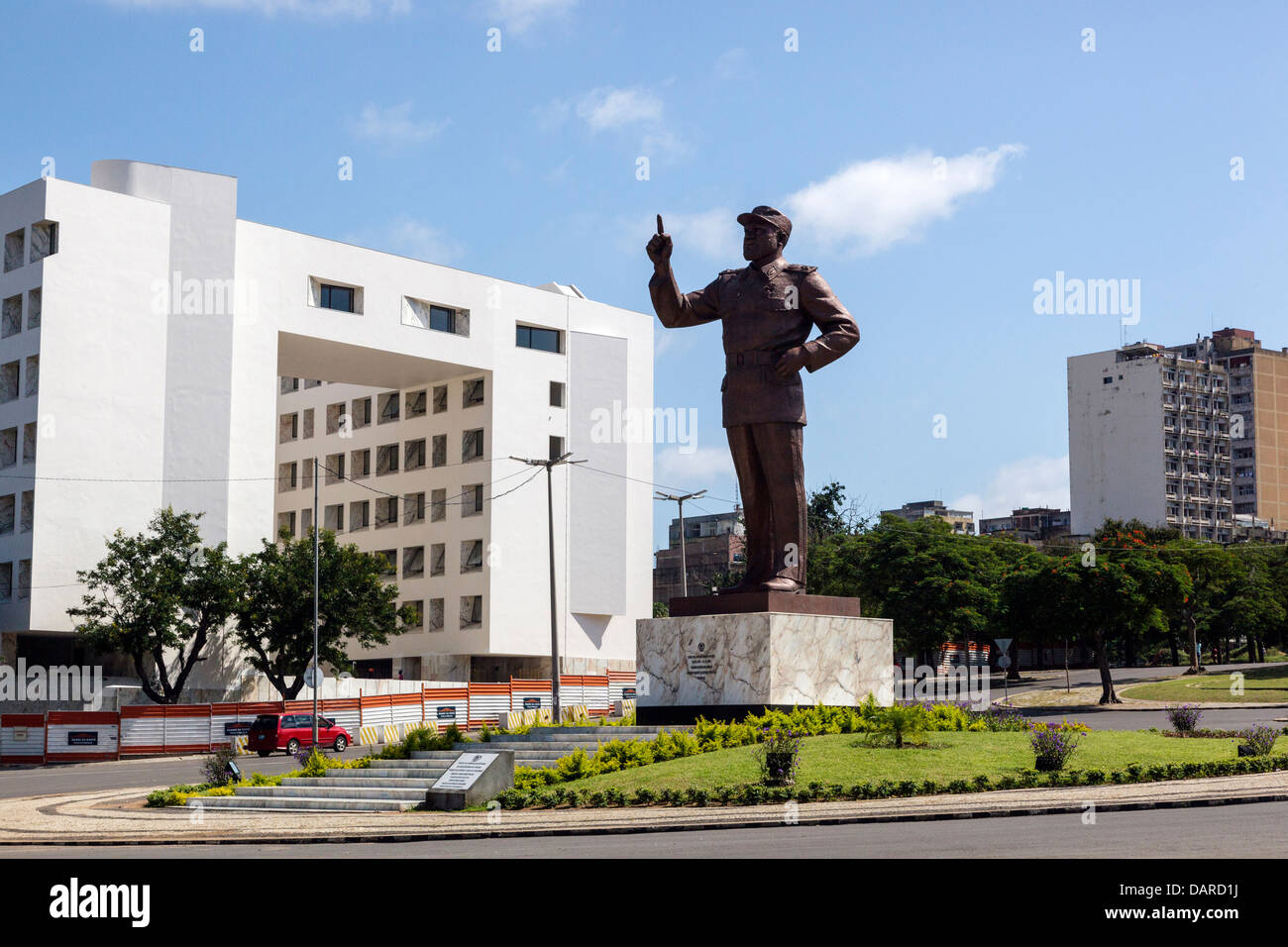 Africa, Mozambique, Maputo. Monument of former president Marachal ...