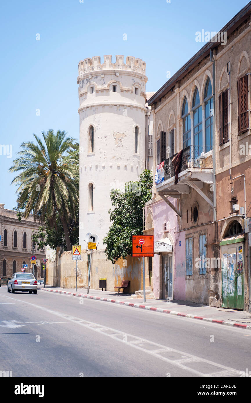 Israel Jaffa Yafo Joppa Yefet street scene detail St Saint Joseph ...
