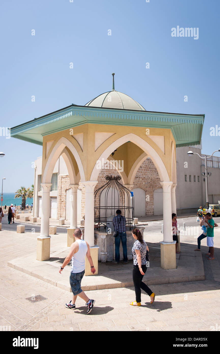 Israel Jaffa Yafo the Mahmoudiya Mosque ablutions water washing ...