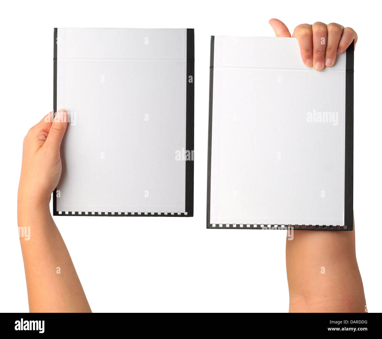 Cardboard fingers holding card hi-res stock photography and images - Alamy