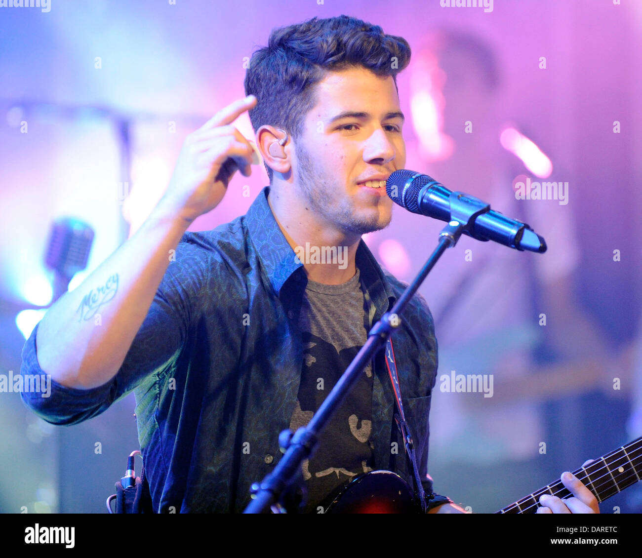 Toronto, Canada. July 17, 2013. American pop rock band JONAS BROTHERS ...