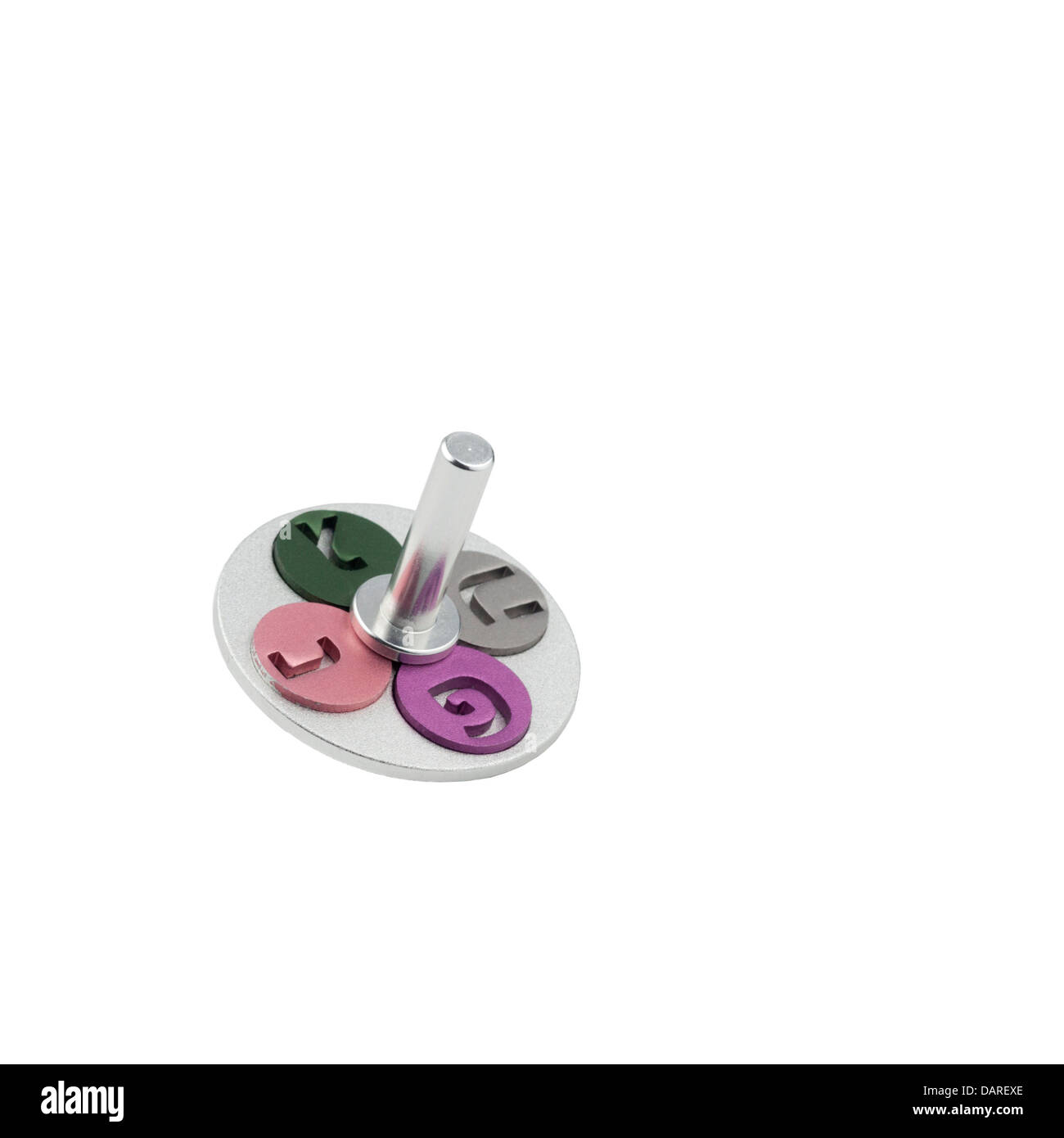 Traditional hanukkah dreidel hebrew hi-res stock photography and images ...