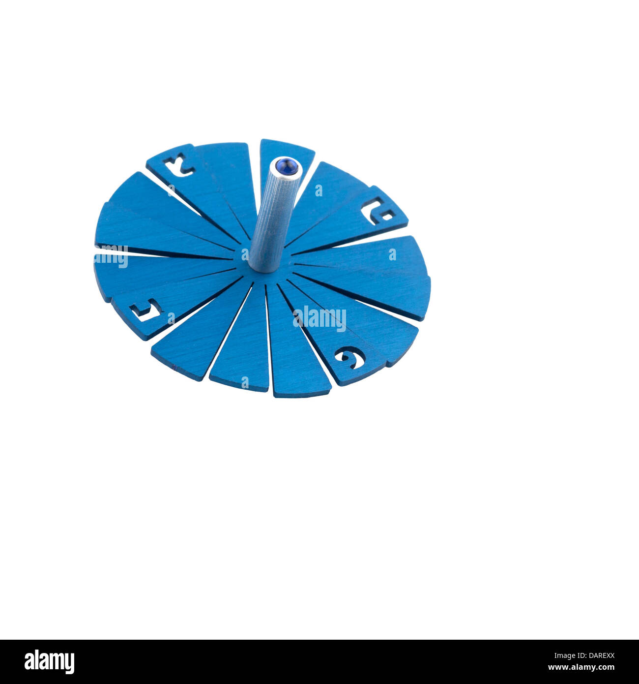 Traditional hanukkah dreidel hebrew Cut Out Stock Images & Pictures - Alamy