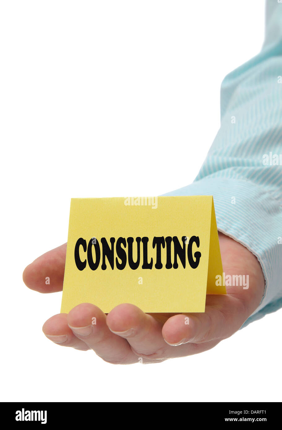 Consulting - Sign Series Stock Photo - Alamy