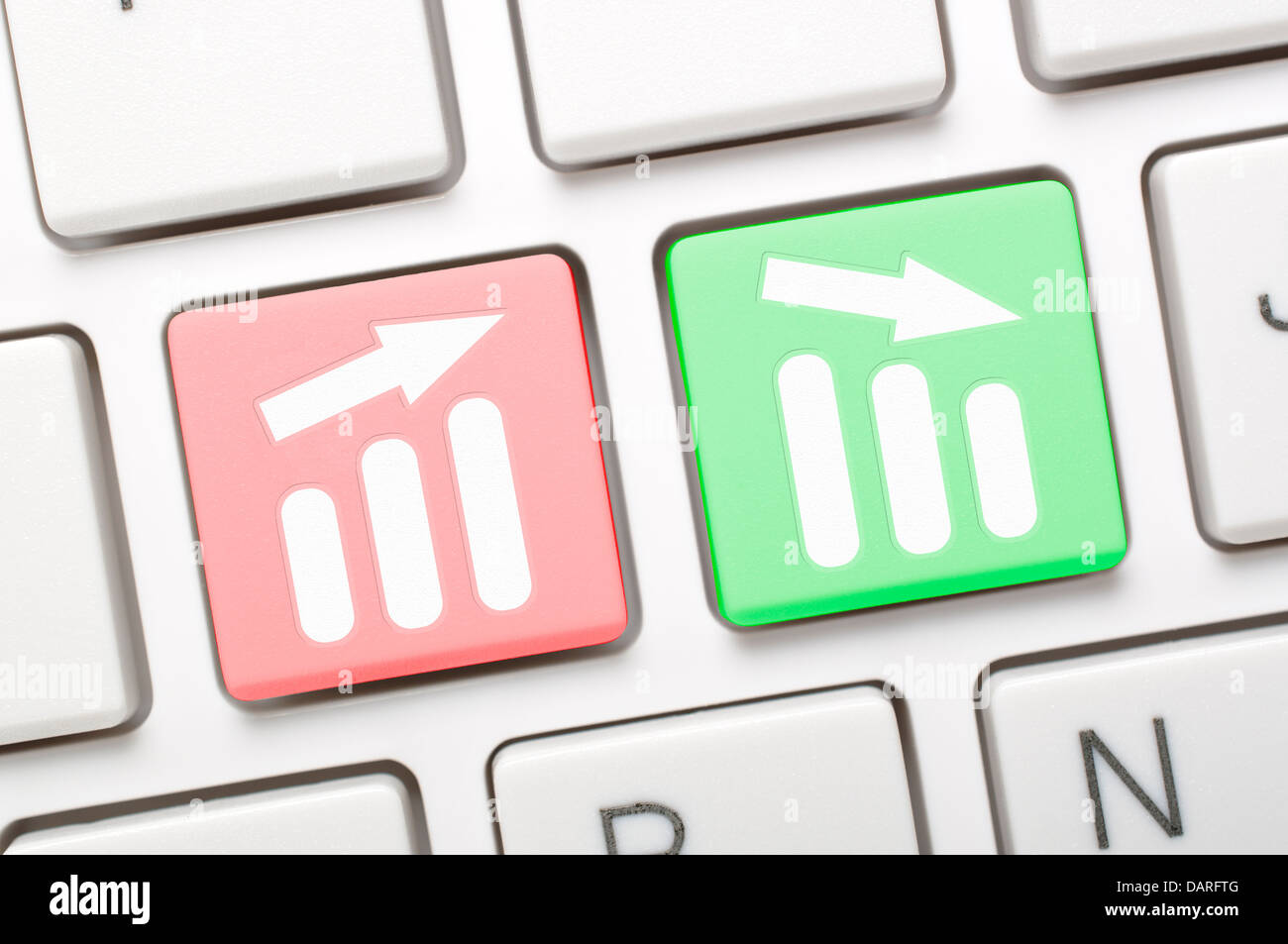 Business concept key on keyboard Stock Photo - Alamy