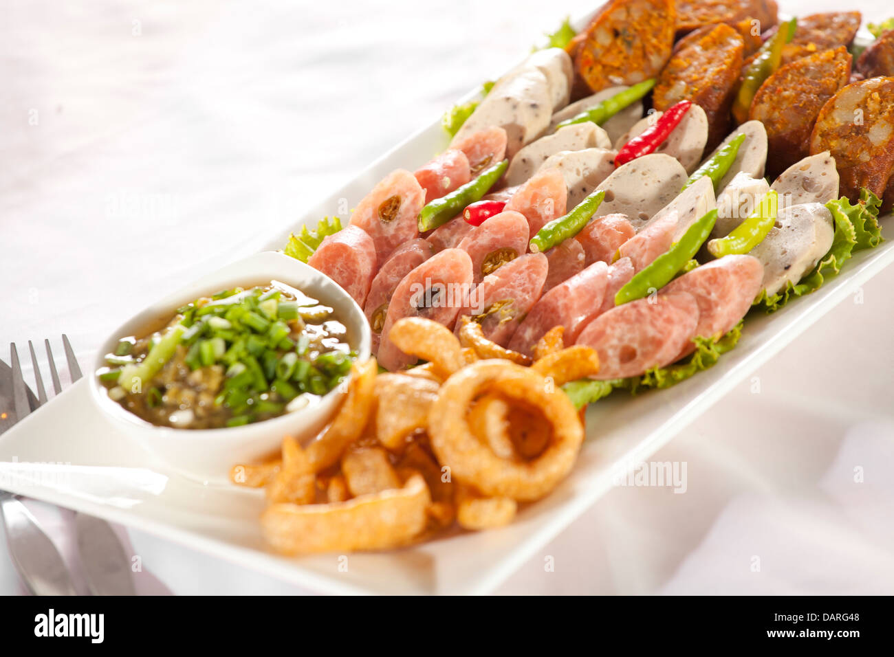 Thai northern style appetizer hi-res stock photography and images - Alamy