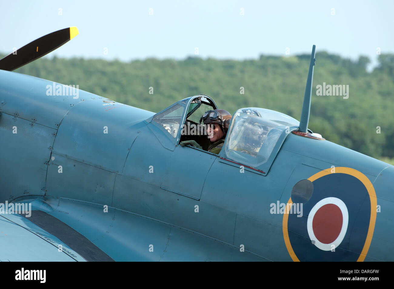 Spitfire In Hangar High Resolution Stock Photography and Images - Alamy
