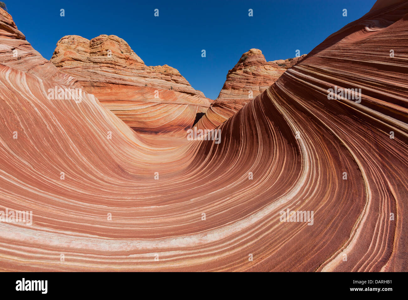Rock formations in the North Coyote Buttes, part of the Vermilion ...