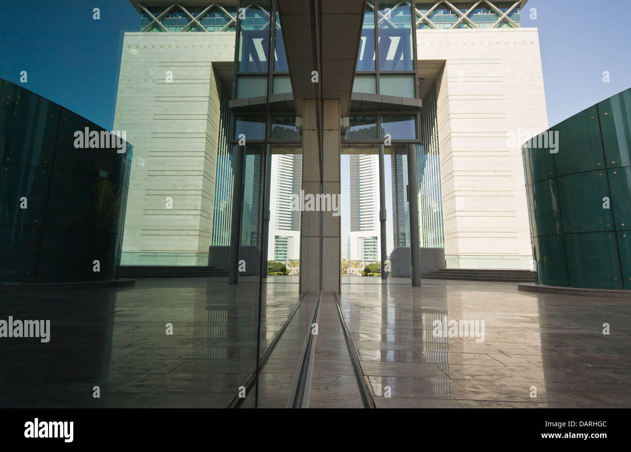 The Gate Building, Gate District, Dubai Financial Centre Stock Photo ...