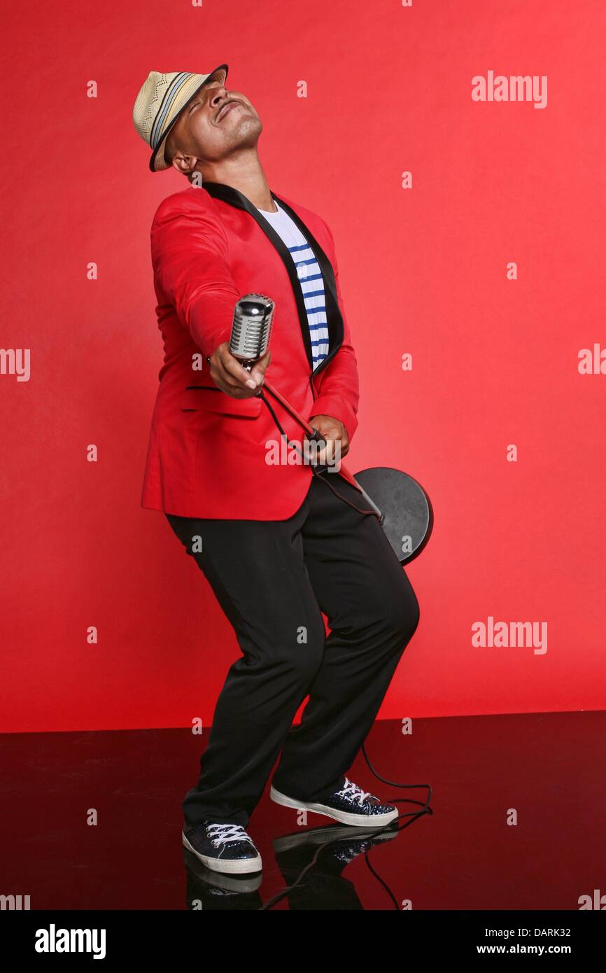 Photo shooting with german pop singer Lou Bega to promote his new Album ...