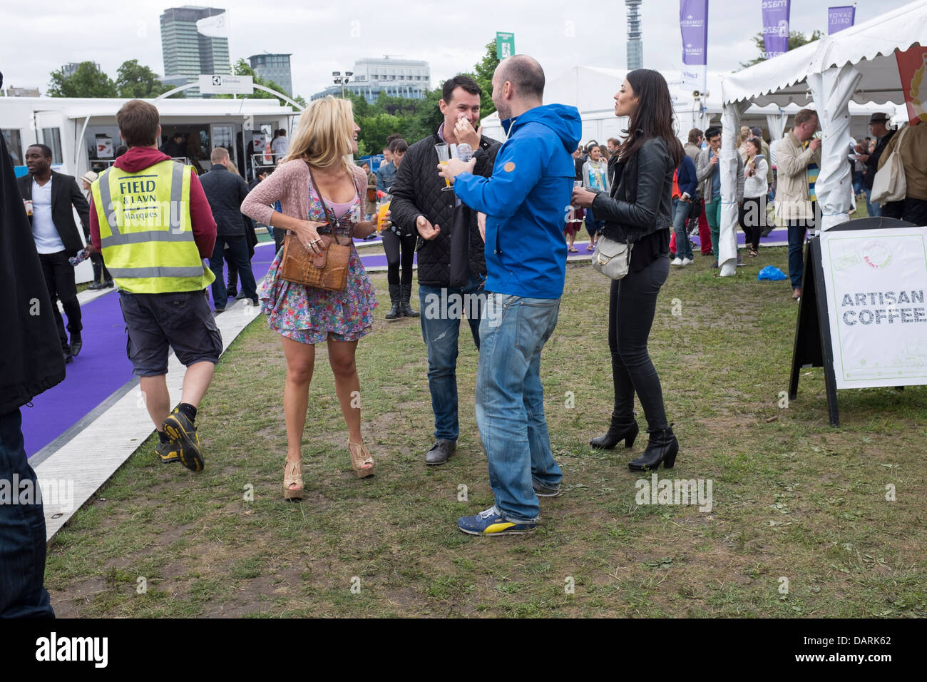 Taste London Food Festival in Regents Park 2013 Stock Photo - Alamy