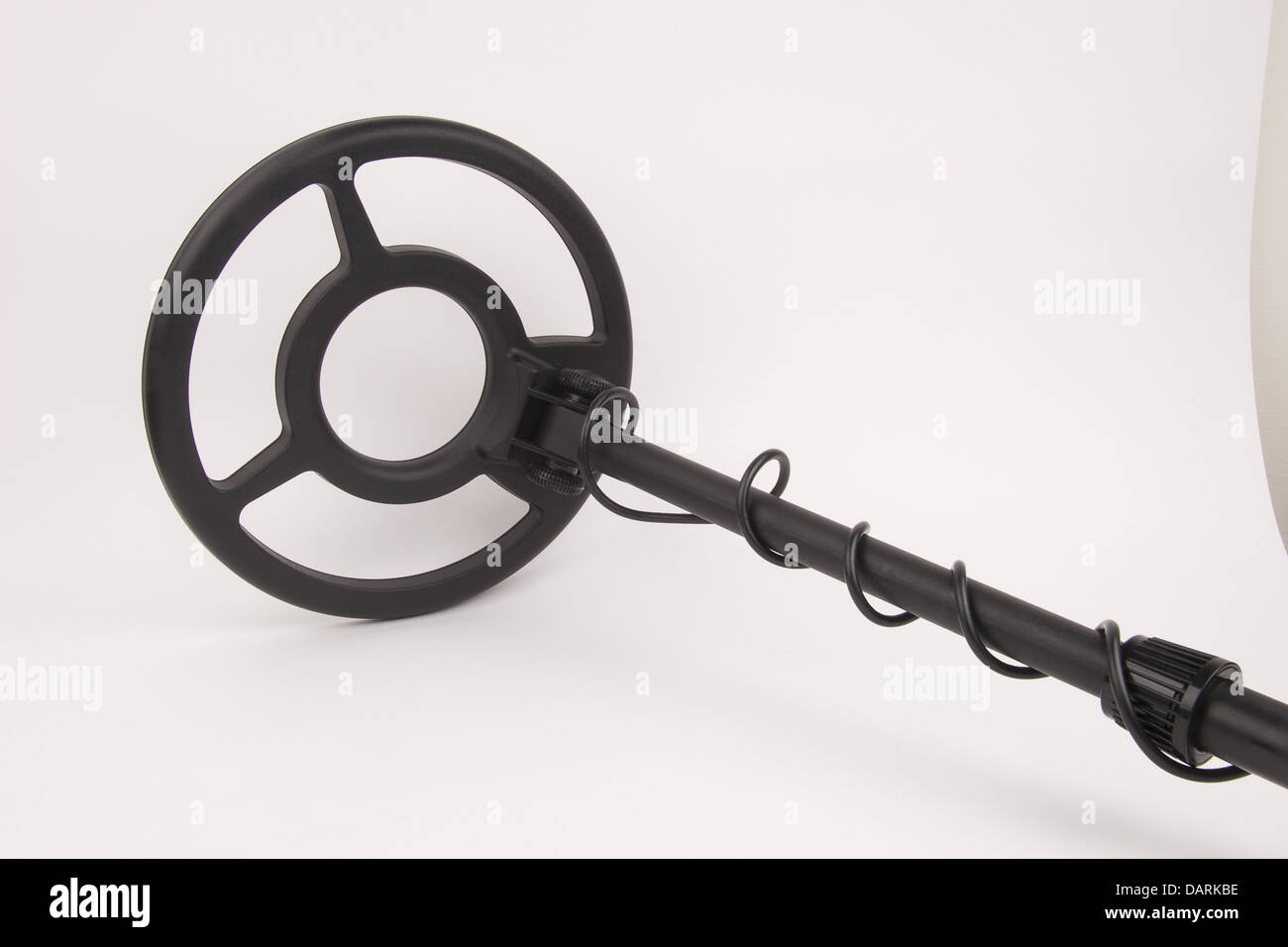 Black metal detector Stock Photo - Alamy